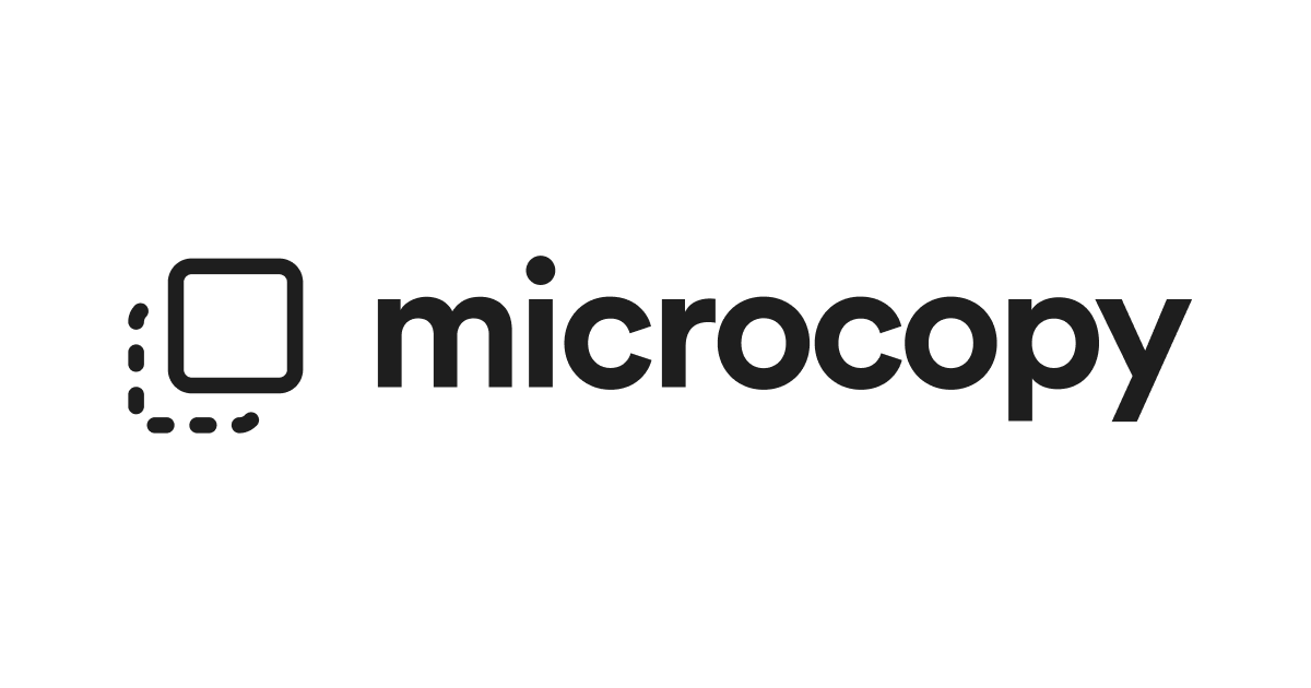 Microcopy - Short Text for Your Website | UX Writing & Copy Library